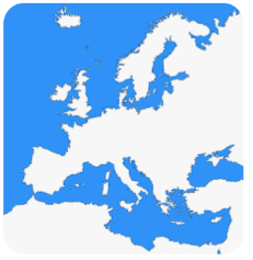 My map for Europe · Ballistic Animators