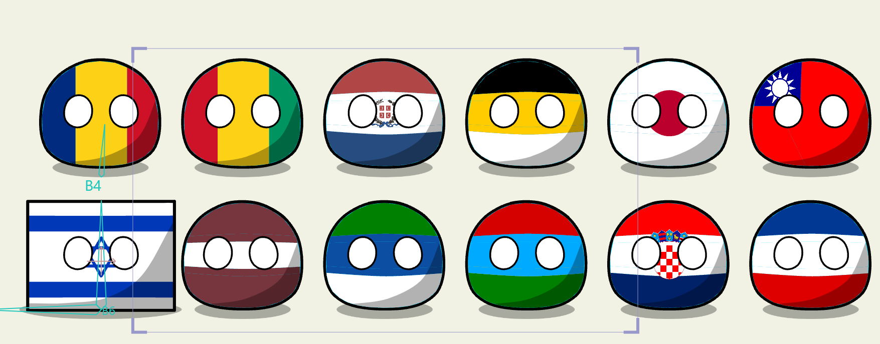countryballs collection · Ballistic Animators