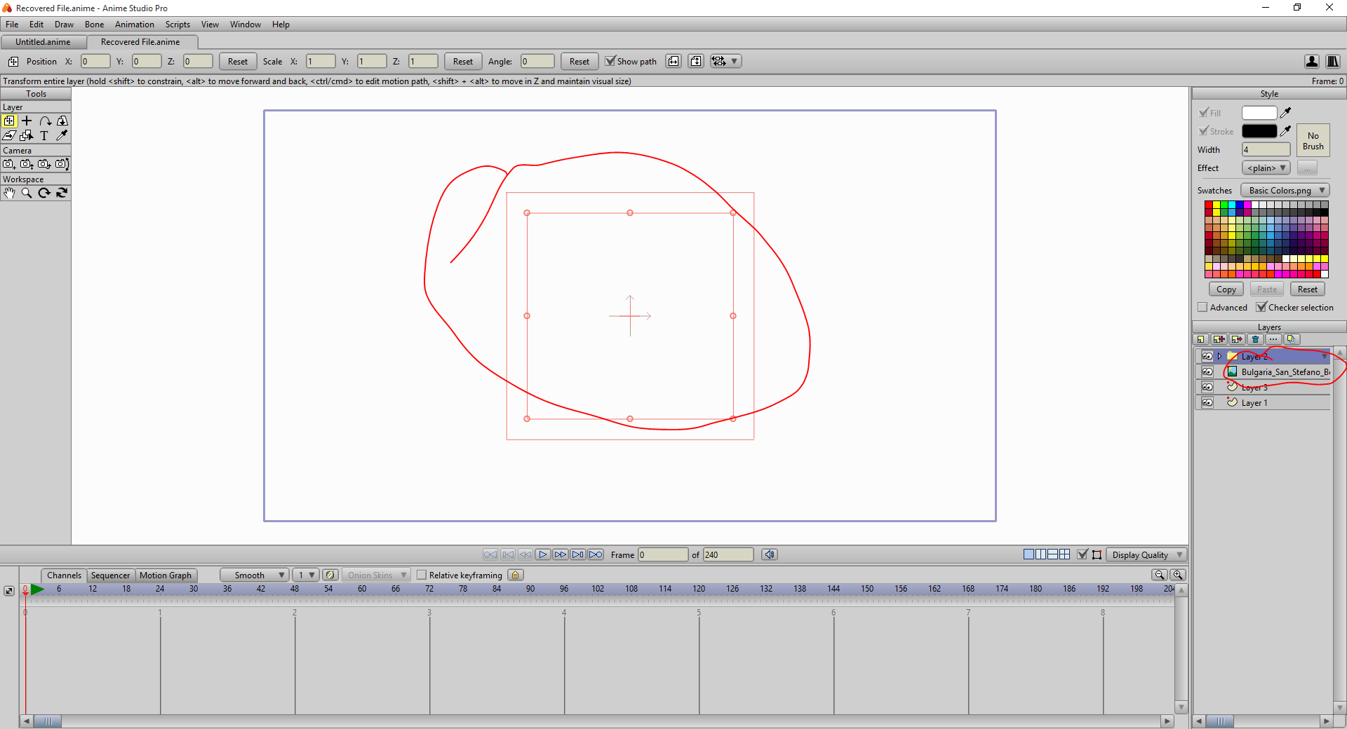 I can't see the image in Anime Studio Pro 11 · Ballistic Animators