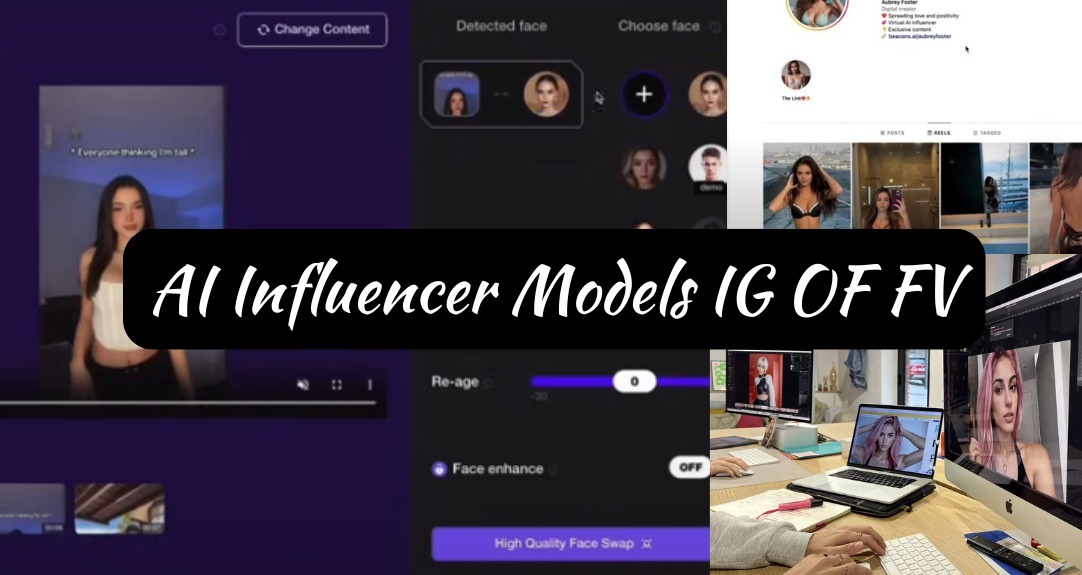 AI Influencer Models IG OF FV