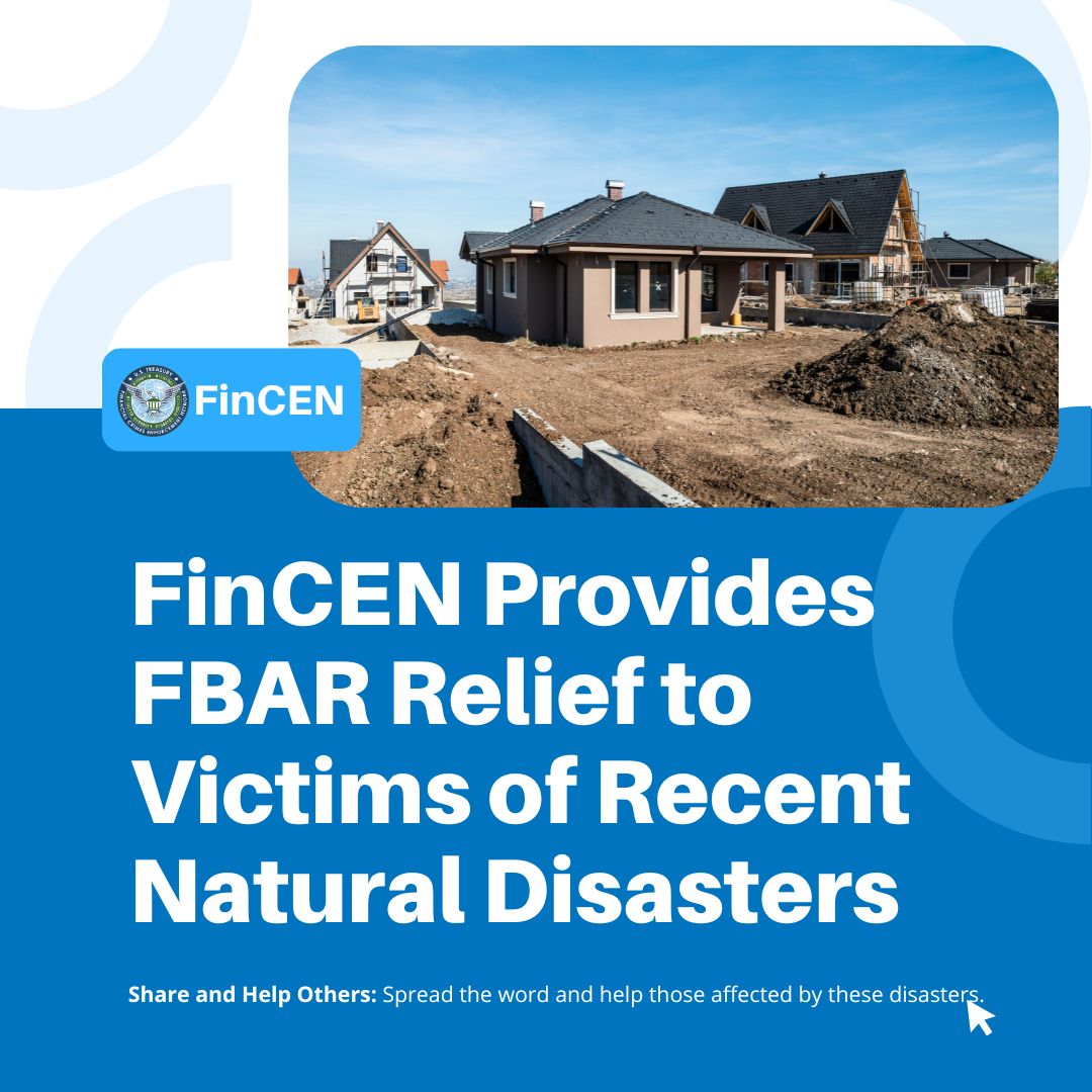FinCEN Provides FBAR Relief · Dumpster Rental Pros