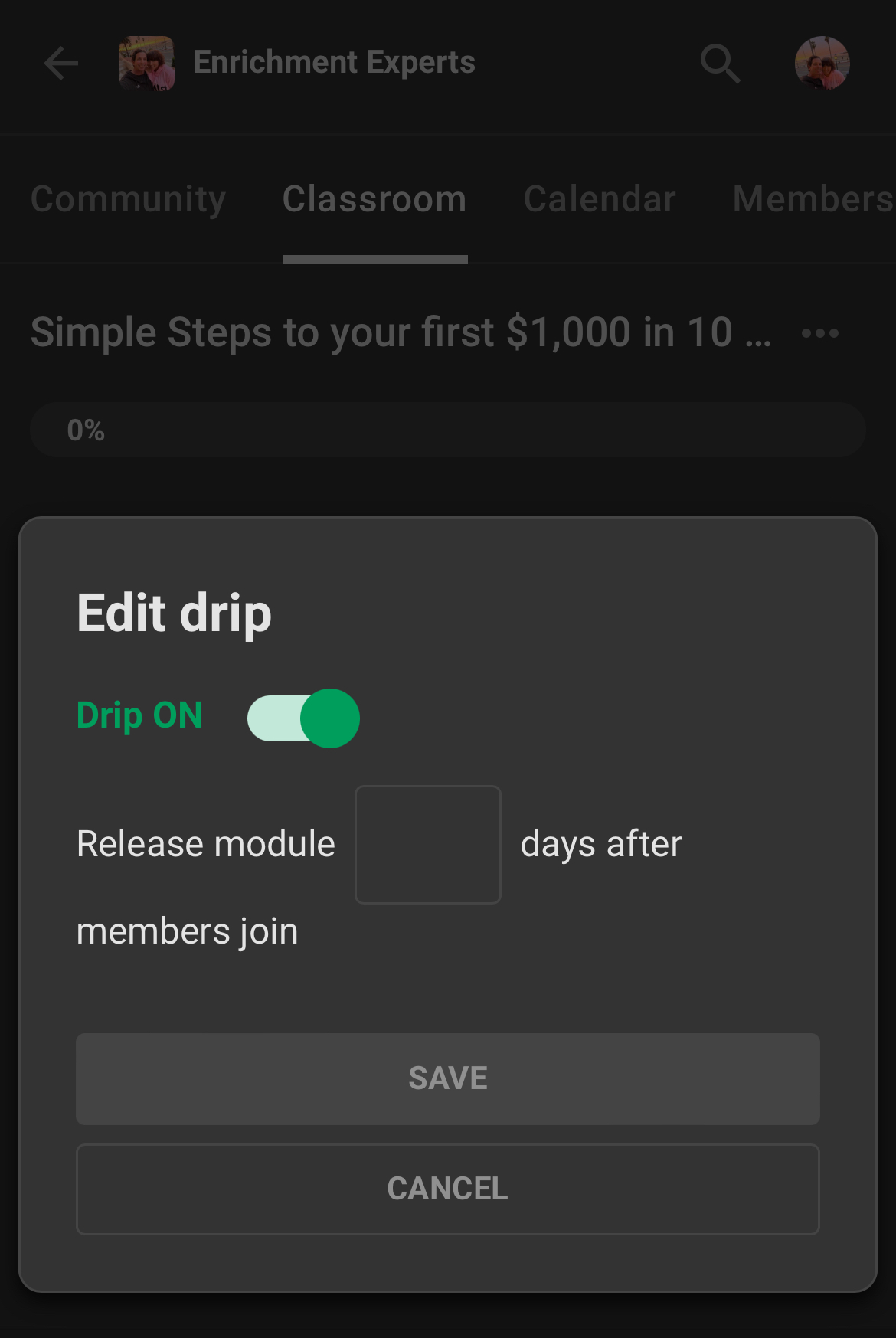 How to use Edit Drip · MAKEONCE FREE
