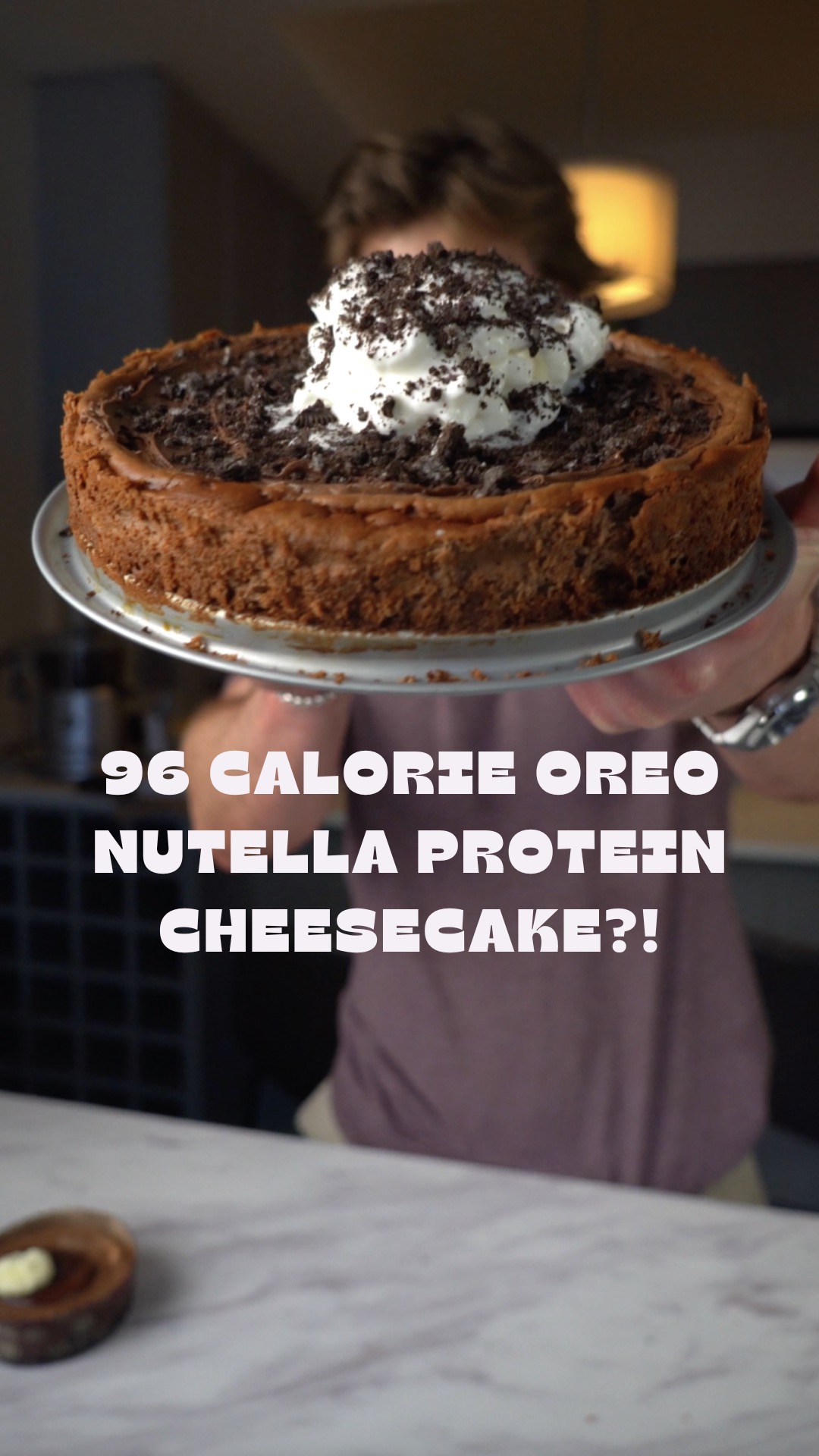 96 Calorie Oreo Nutella Cheesecake · F BOMB Starter Kit