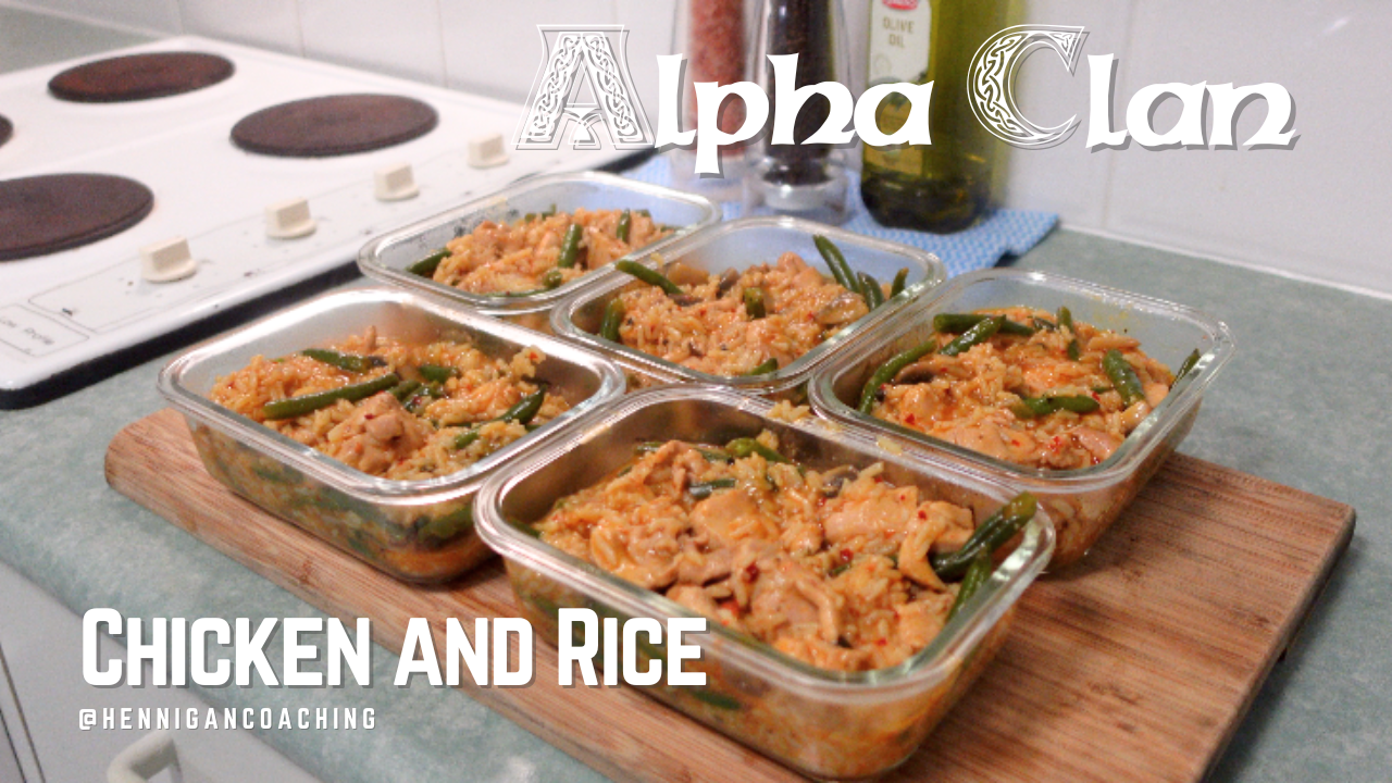🚨NEW MEAL PREP RECIPE: Chicken and rice🍗🍗 · Alpha Academy