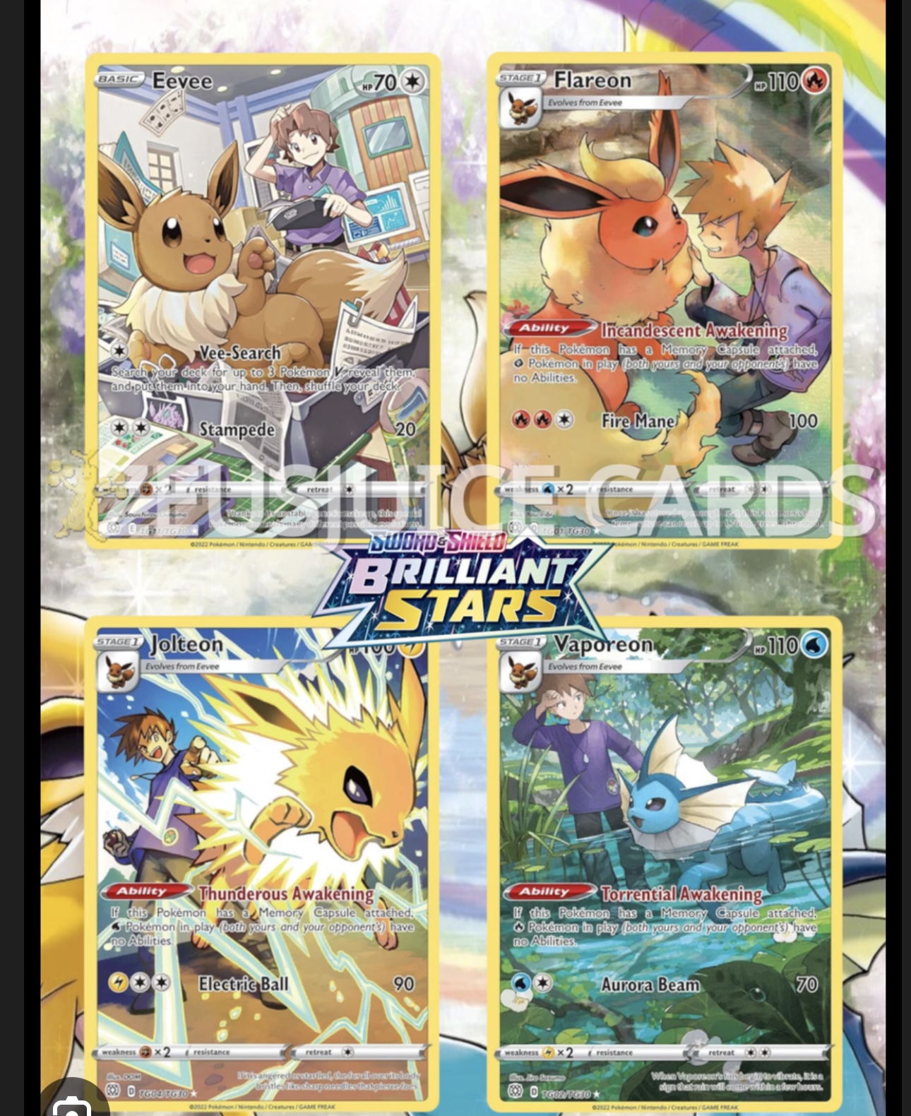 Eeveelutions from brilliant stars trainer gallery! · The Pokemon ...