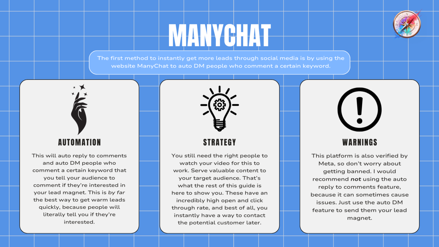 ManyChat - Start Here · Creator Compass