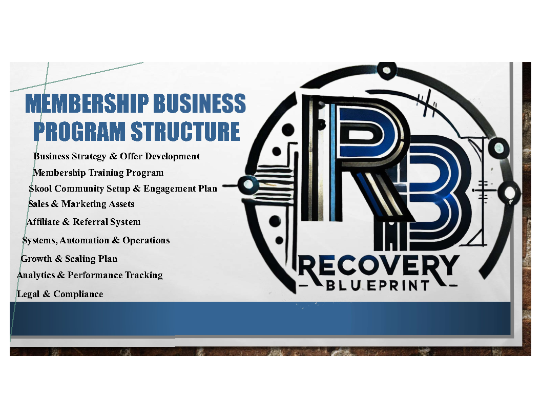 Recovery Blueprint