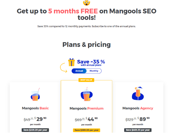 Mangools Discount Code 2024 - 35% OFF + 5 Months FREE · Coupons, Deals & Discount