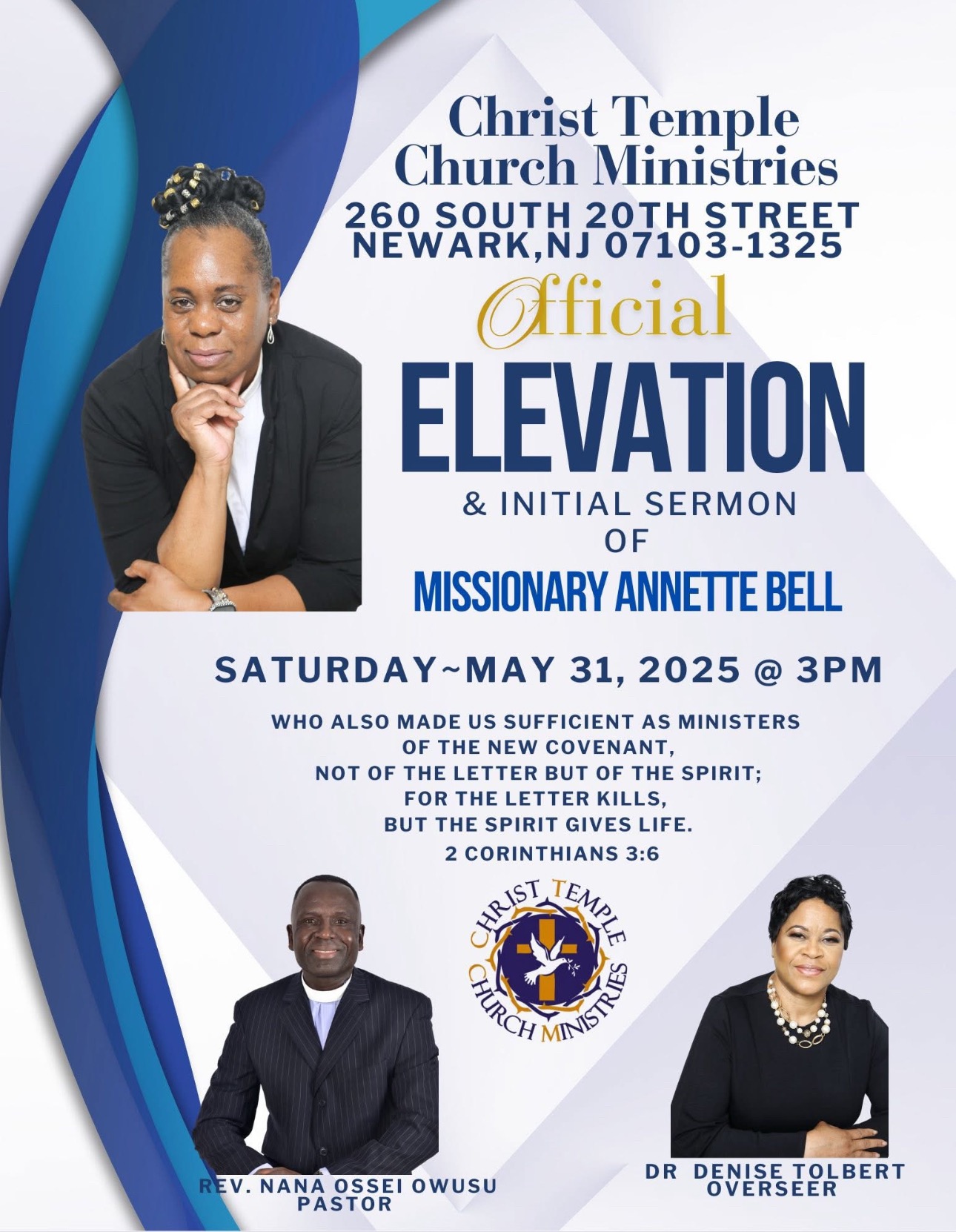 🙏 Official Elevation & Initial Sermon of Missionary Annette Bell 🙏 ...
