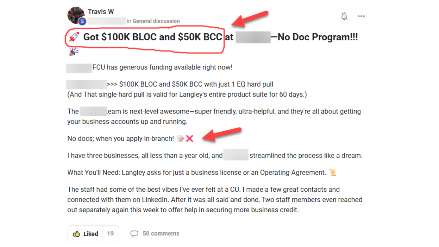 Business Credit Elite Club