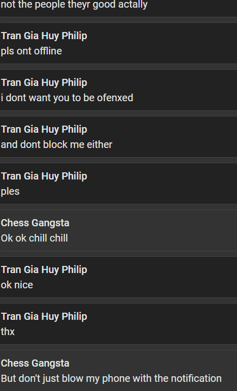 Am i a chatterbox · Top Chess Gang