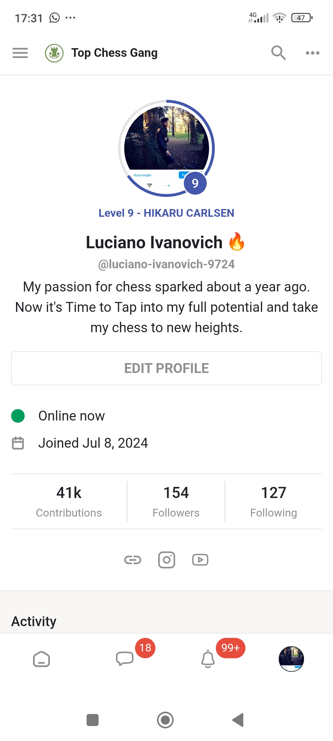 41k‼️🔥🗿 · Top Chess Gang