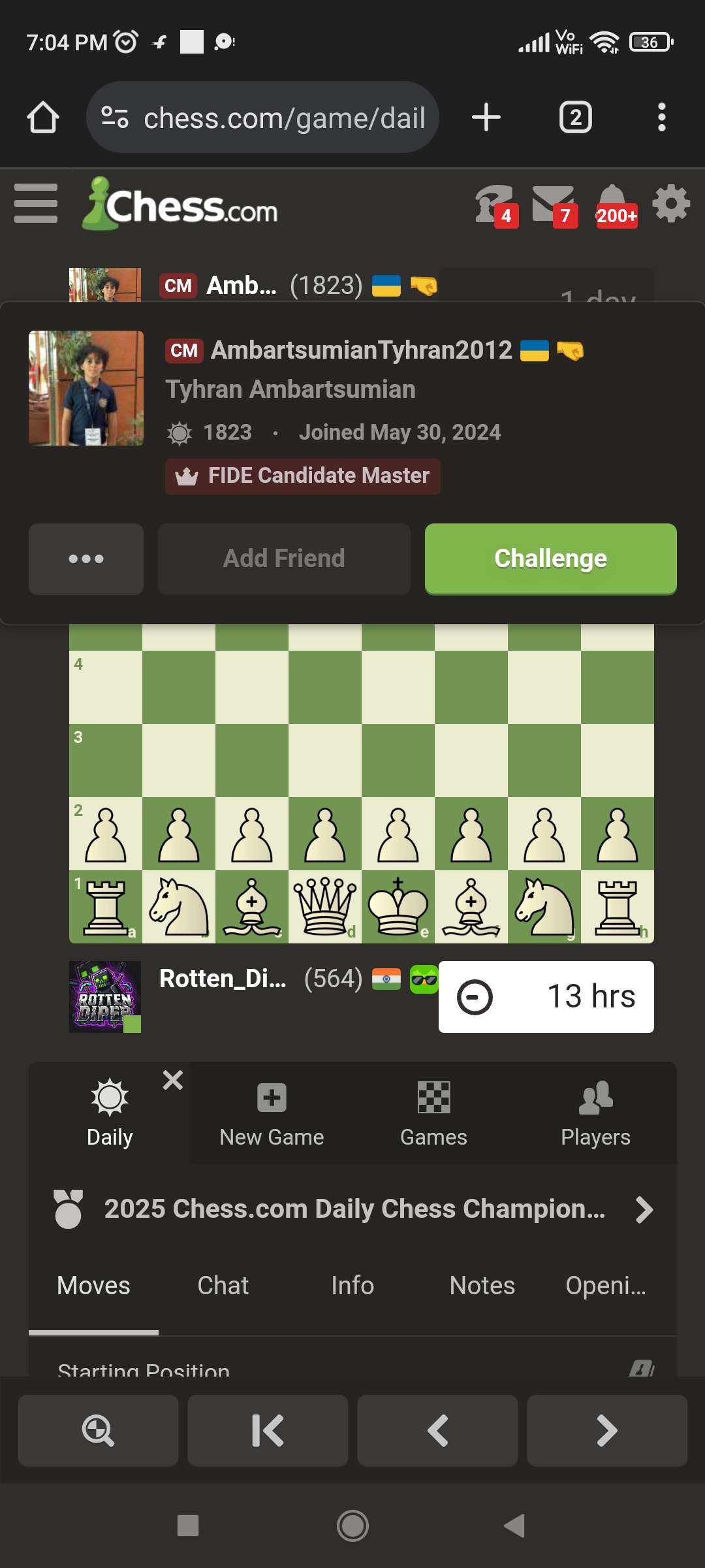 1 more match with a master ??? · Top Chess Gang