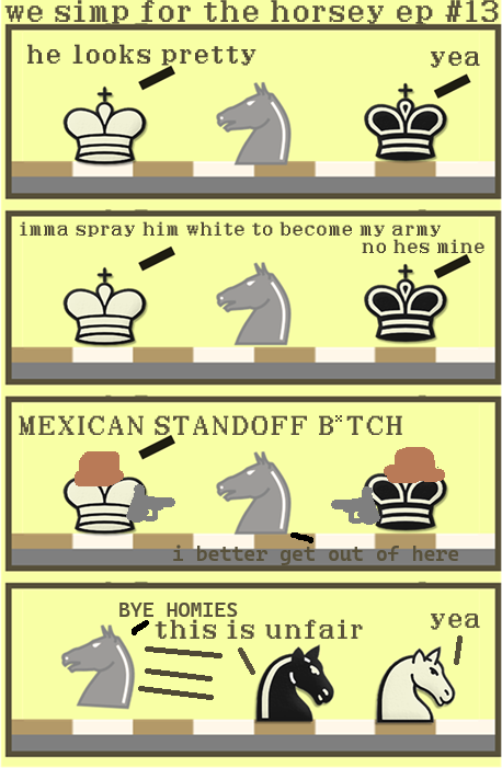 we simp for the horsey · Top Chess Gang