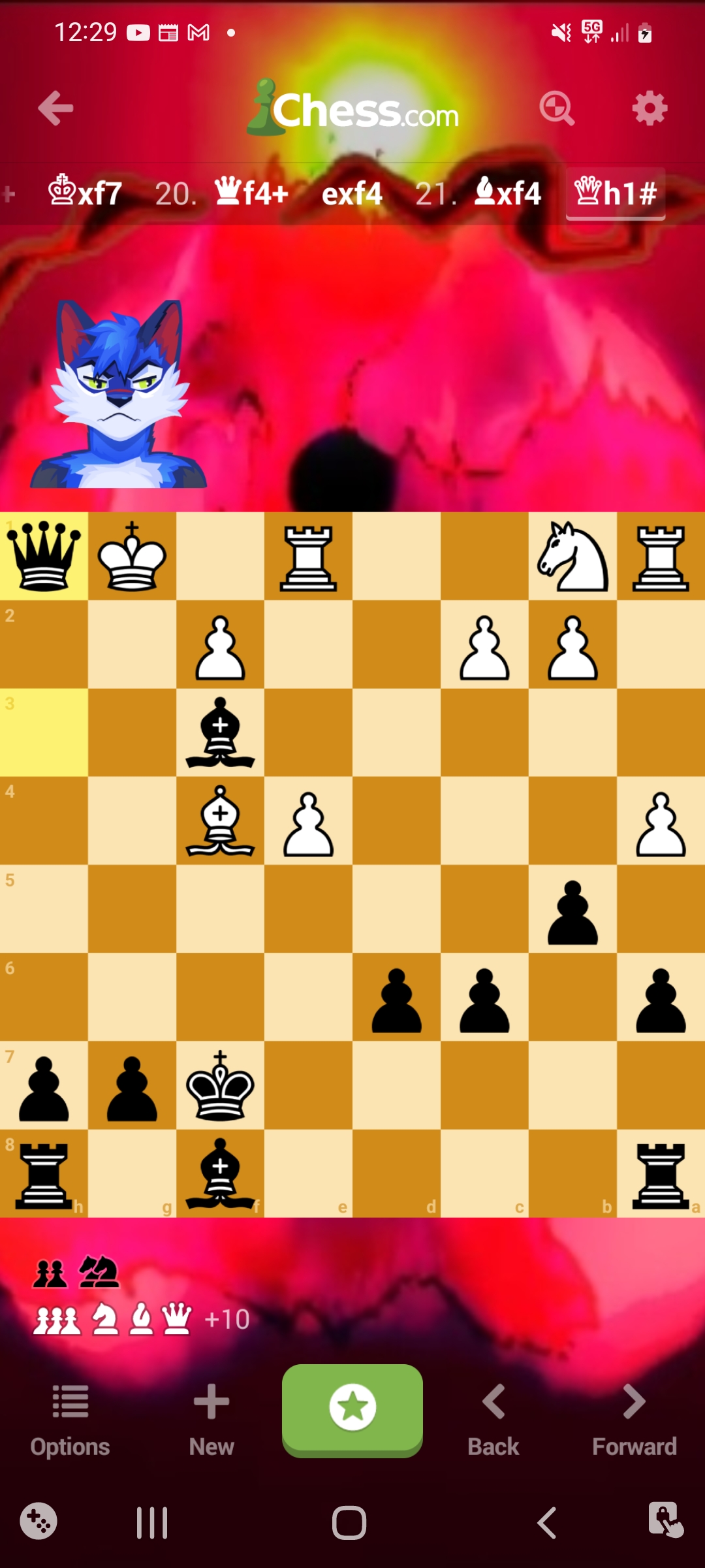 SonicFox crushed in 21 moves! · Top Chess Gang