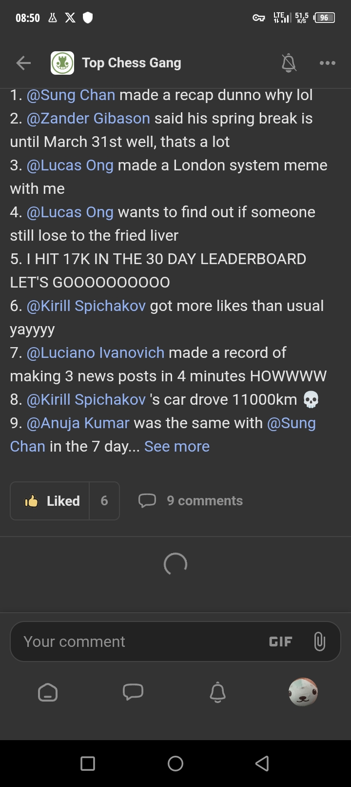 Blessed · Top Chess Gang