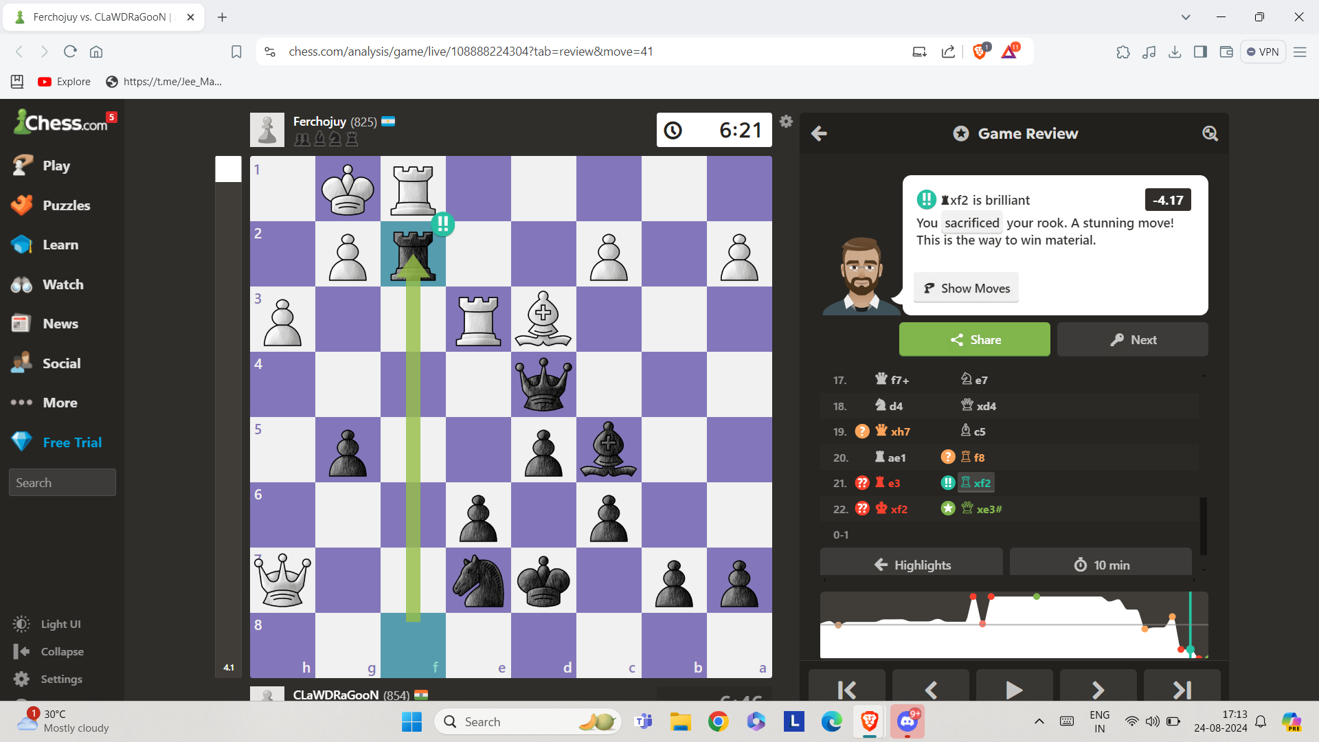 Brilliant · Top Chess Gang