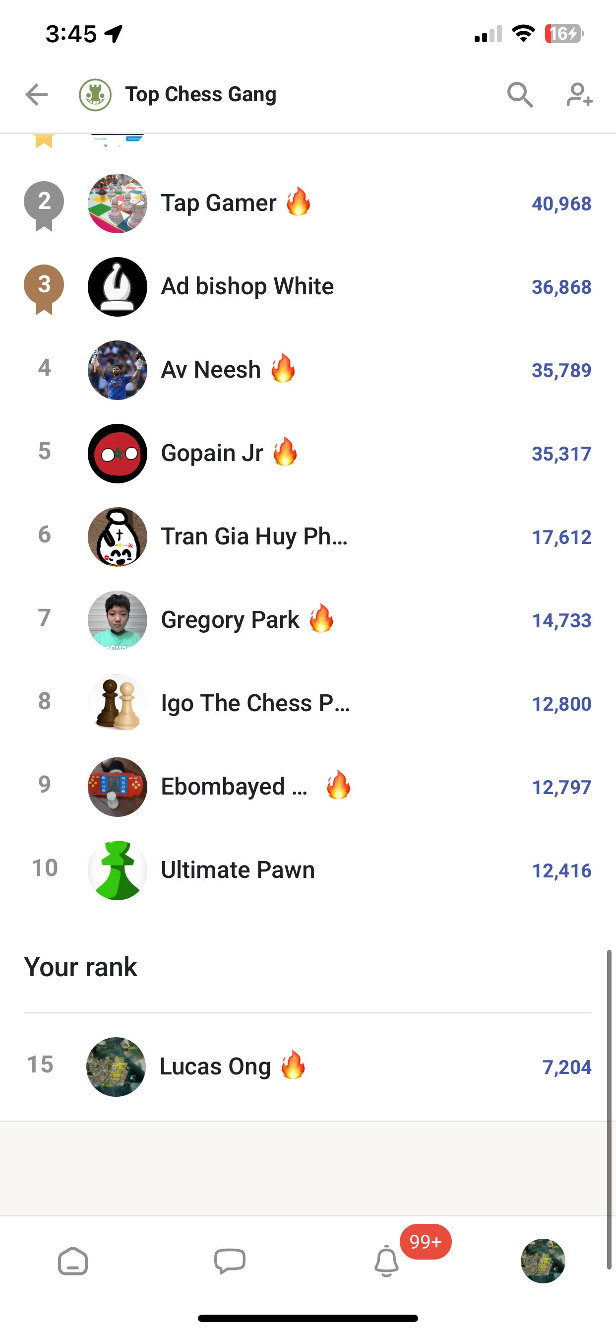 Rank 15 · Top Chess Gang