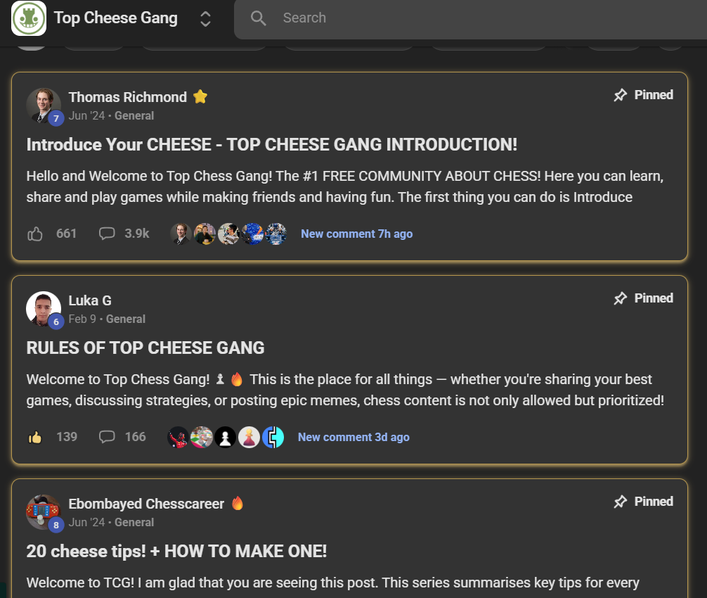 Cheese paradise · Top Chess Gang