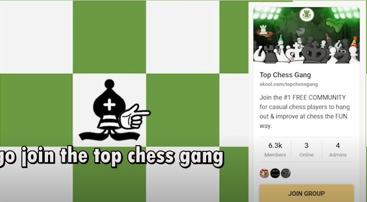 They put me in the video again · Top Chess Gang