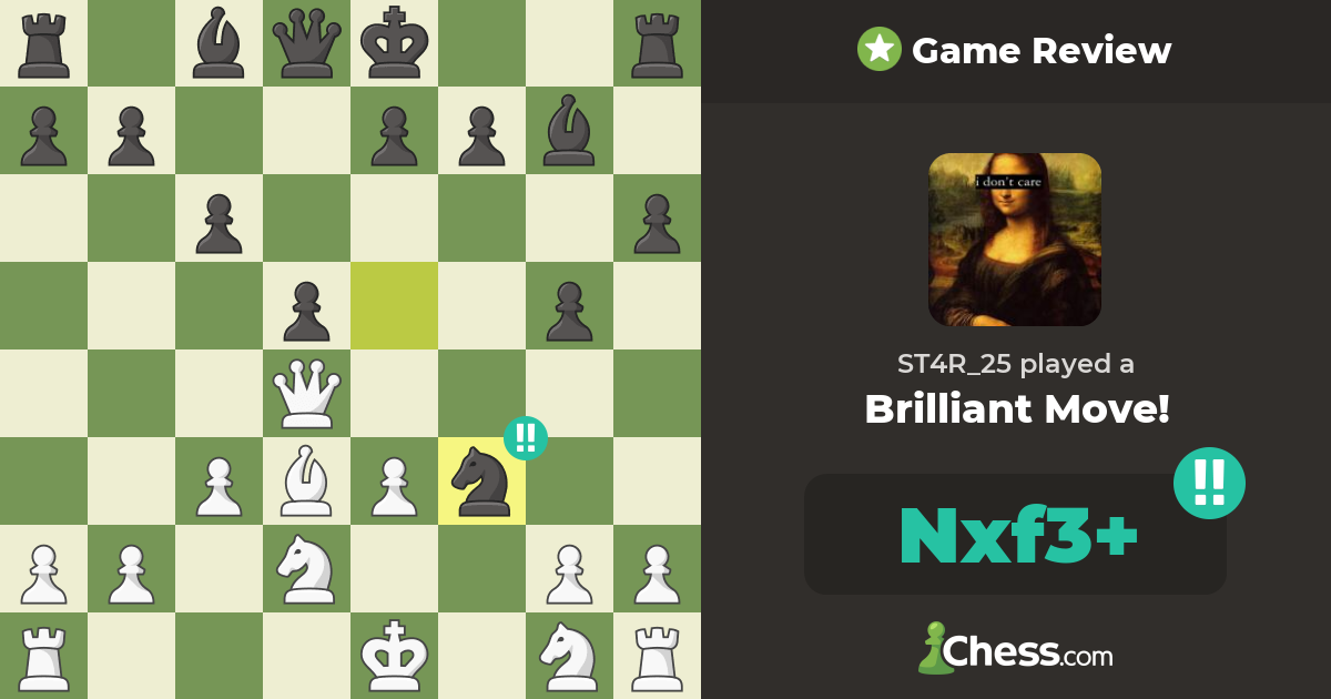 BRILLIANT! · Top Chess Gang