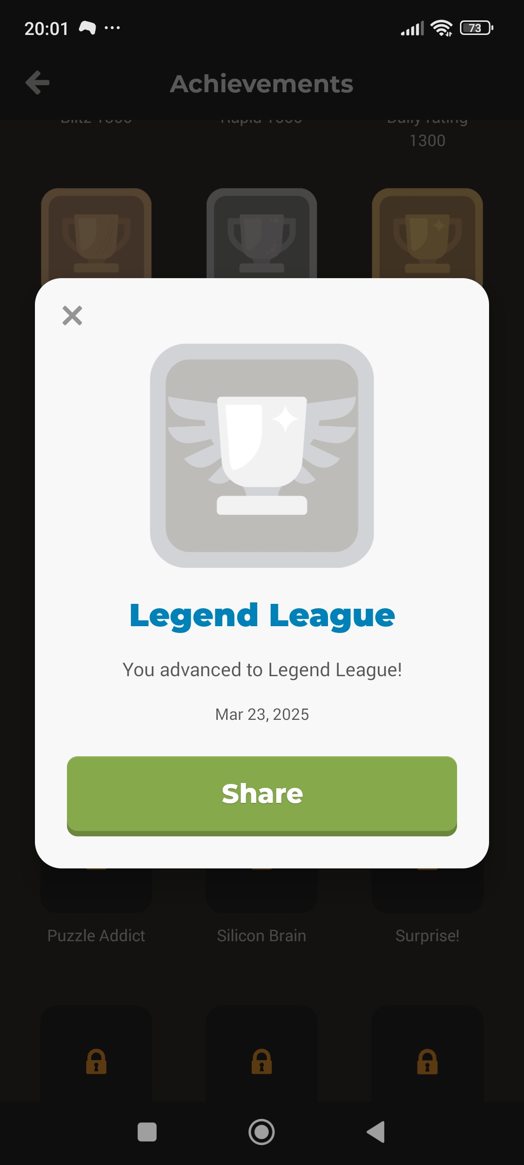 All 8 infinity chess.com leagues completed · Top Chess Gang