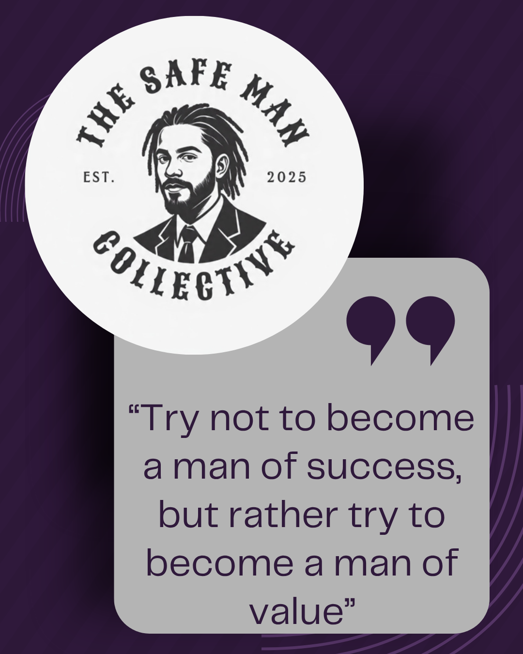 Quote - Try not to be a Man of Success, but rather try to become a Man ...