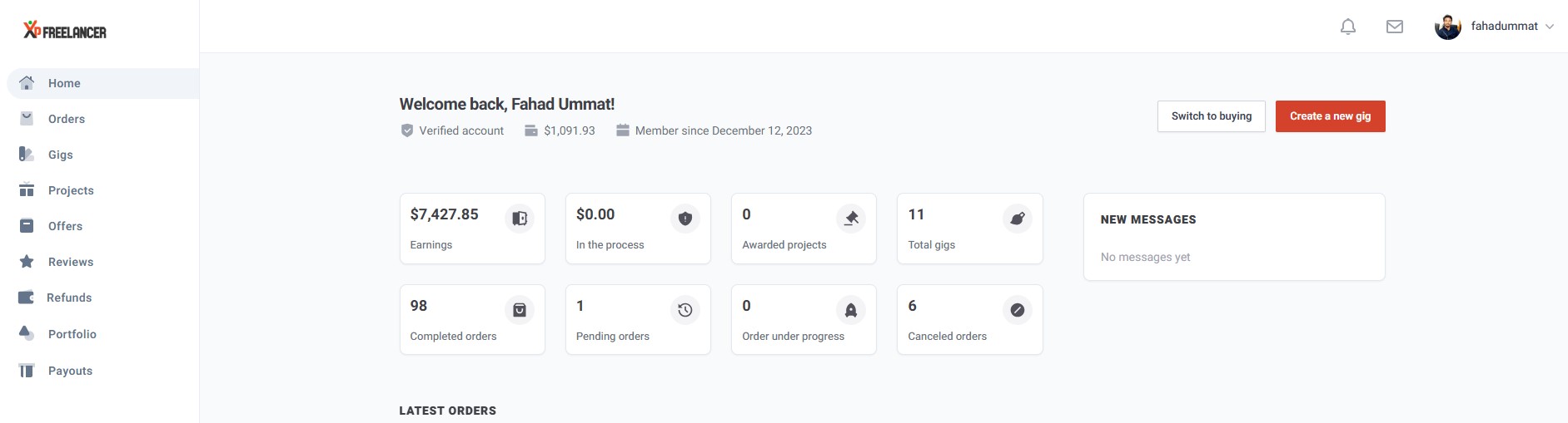 It was big achievement for me · Upwork Outbound (Free)