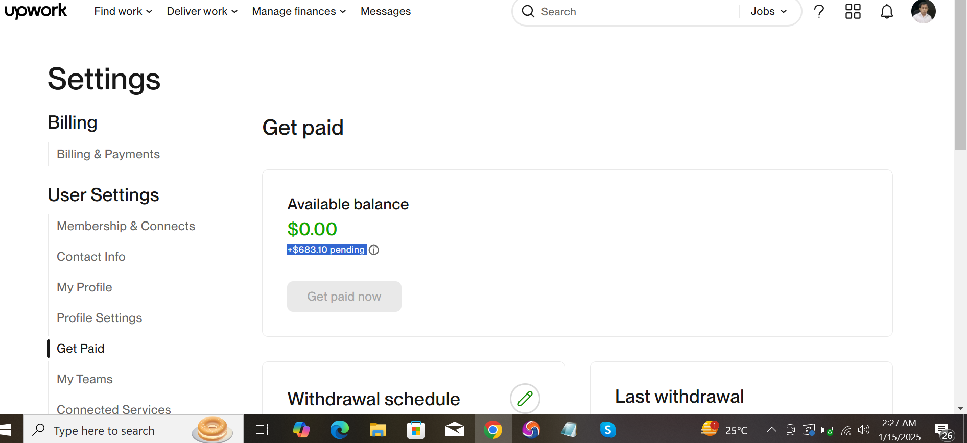 hi friends good news for all · Upwork Outbound (Free)