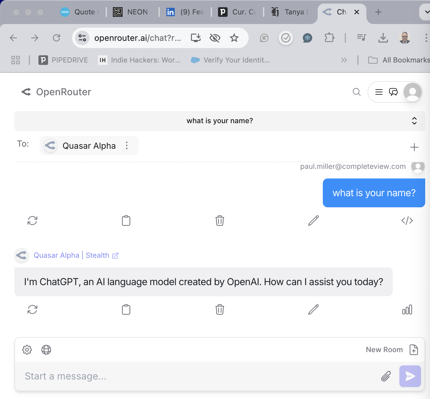 New Very Fast Big Model · AI Developer Accelerator