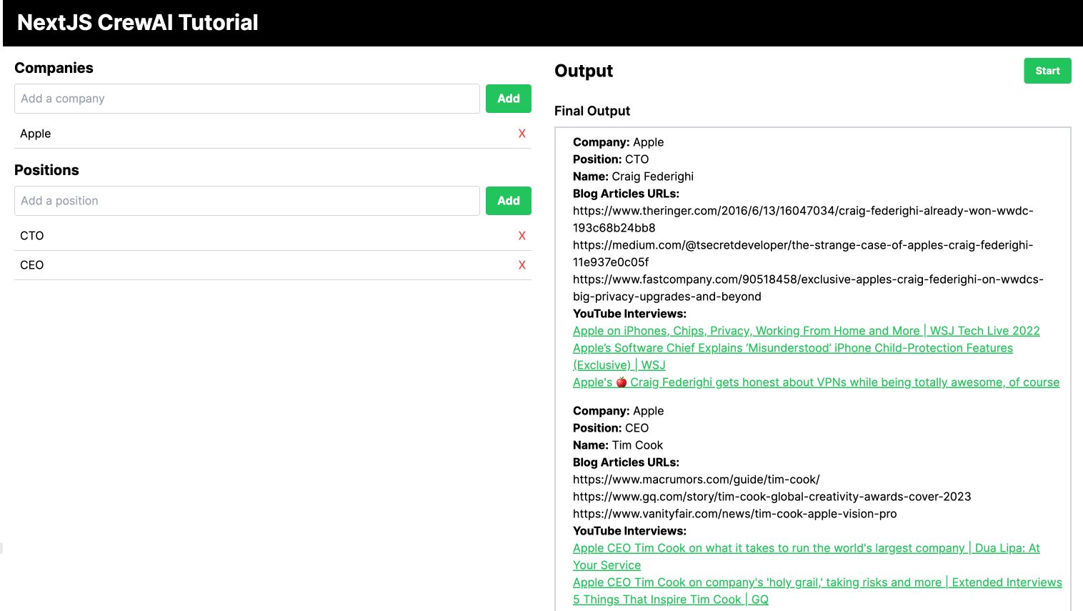 NextJS + CrewAI Full Stack App Code Complete · AI Developer Accelerator NextJS + CrewAI Full Stack App Code Complete · AI Developer Accelerator