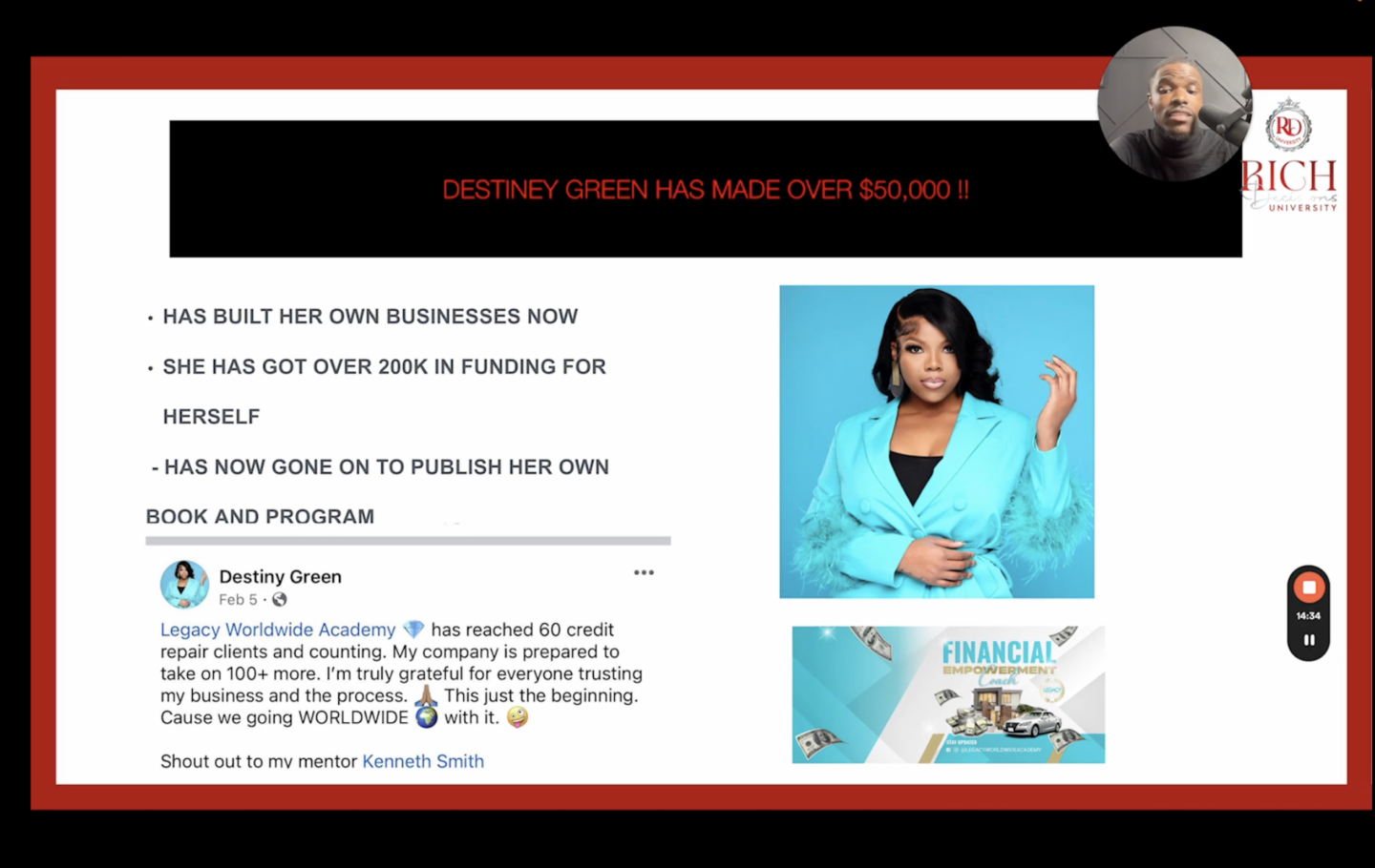 Destiny G ( Has made over $50,000 + ) - Success Stories🏆 · (Free)The ...