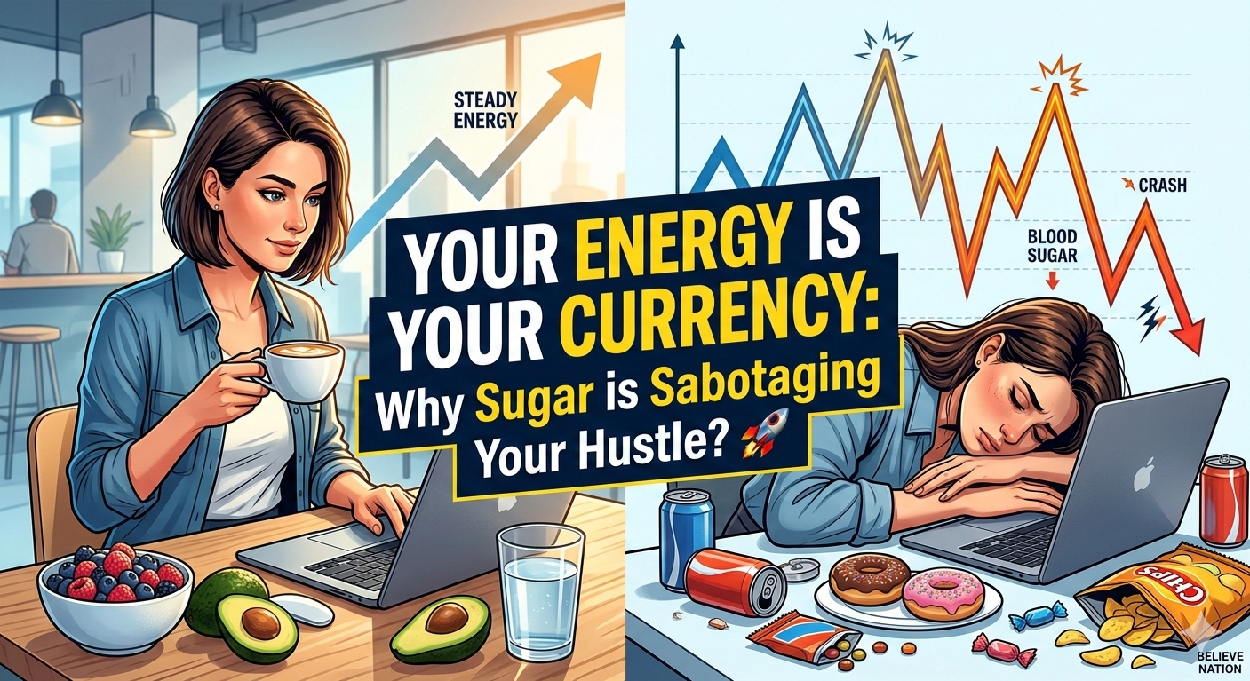 YOUR ENERGY IS YOUR CURRENCY: Why Sugar is Sabotaging Your Hustle? 🚀 ...