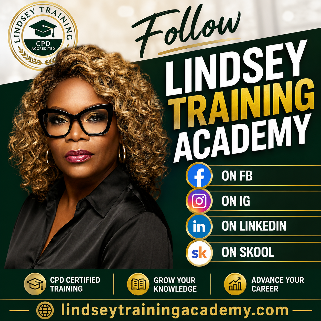 FOLLOW. · Lindsey Training Academy
