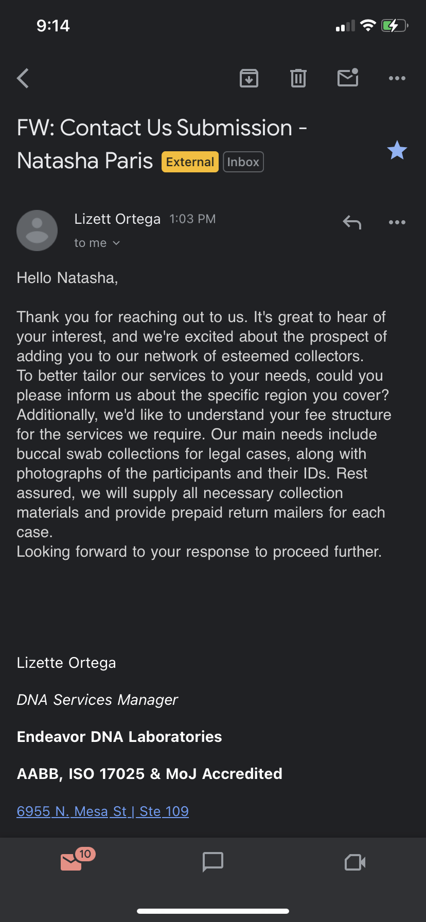 Endeavor DNA Laboratories · The Phlebotomy Gems Group