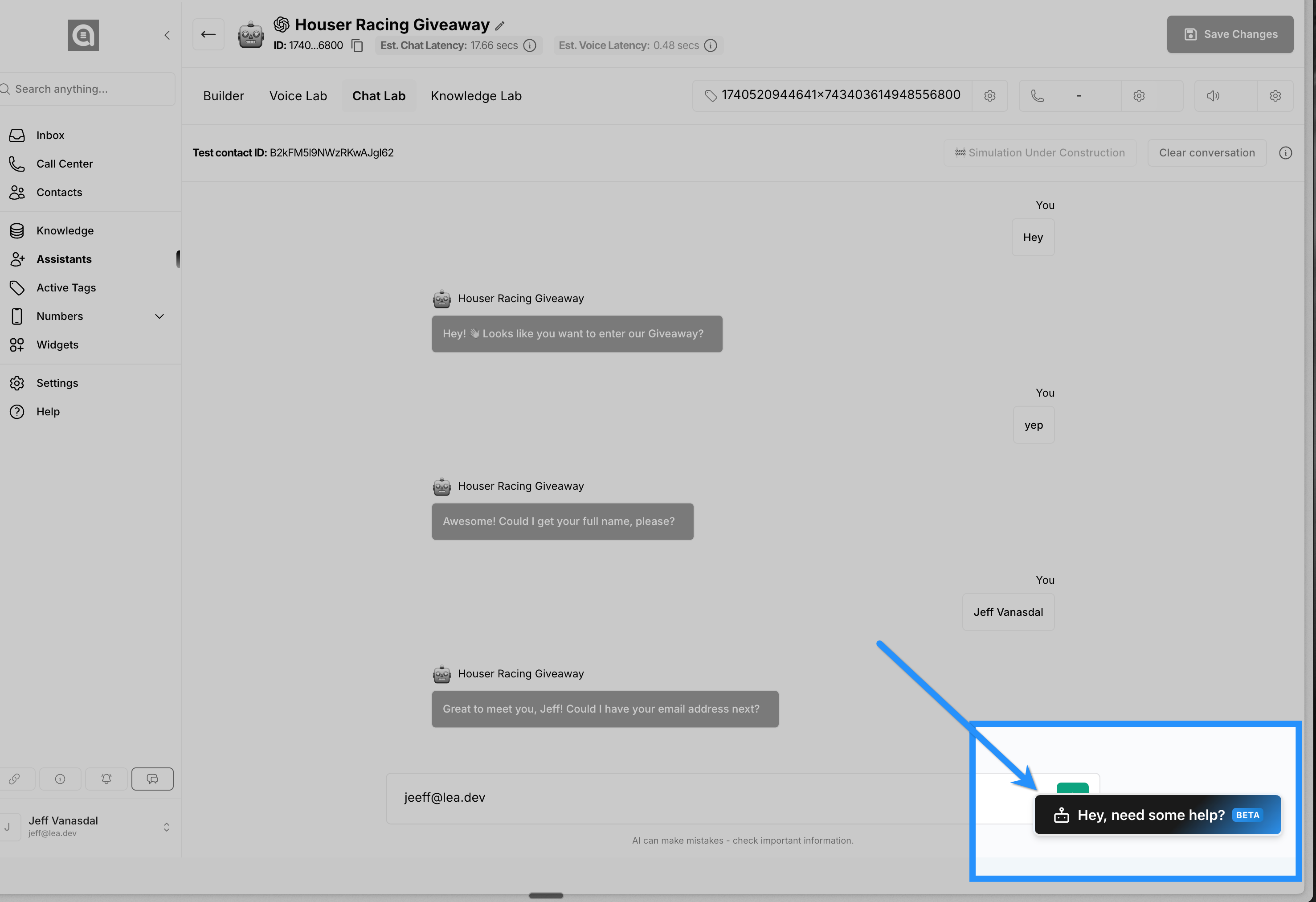 Help Widget Move? · Assistable.ai