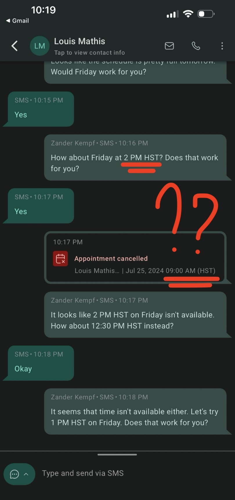 AI suggests time to schedule, then fails. Timezone issue?? · Assistable.ai