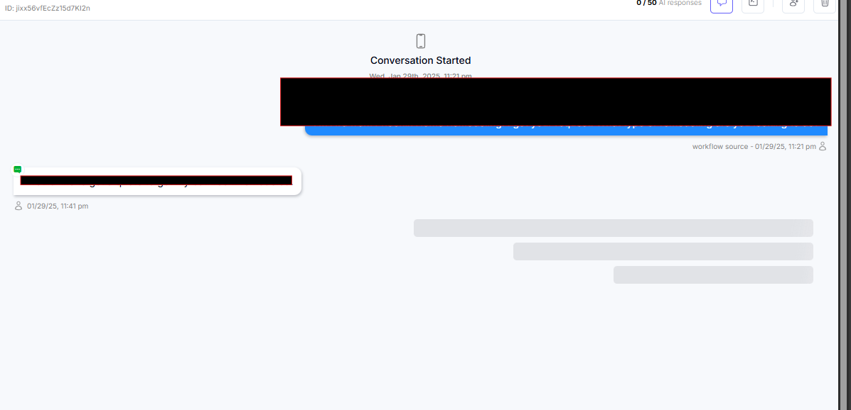 Assistable Bot Stuck on processing · Assistable.ai