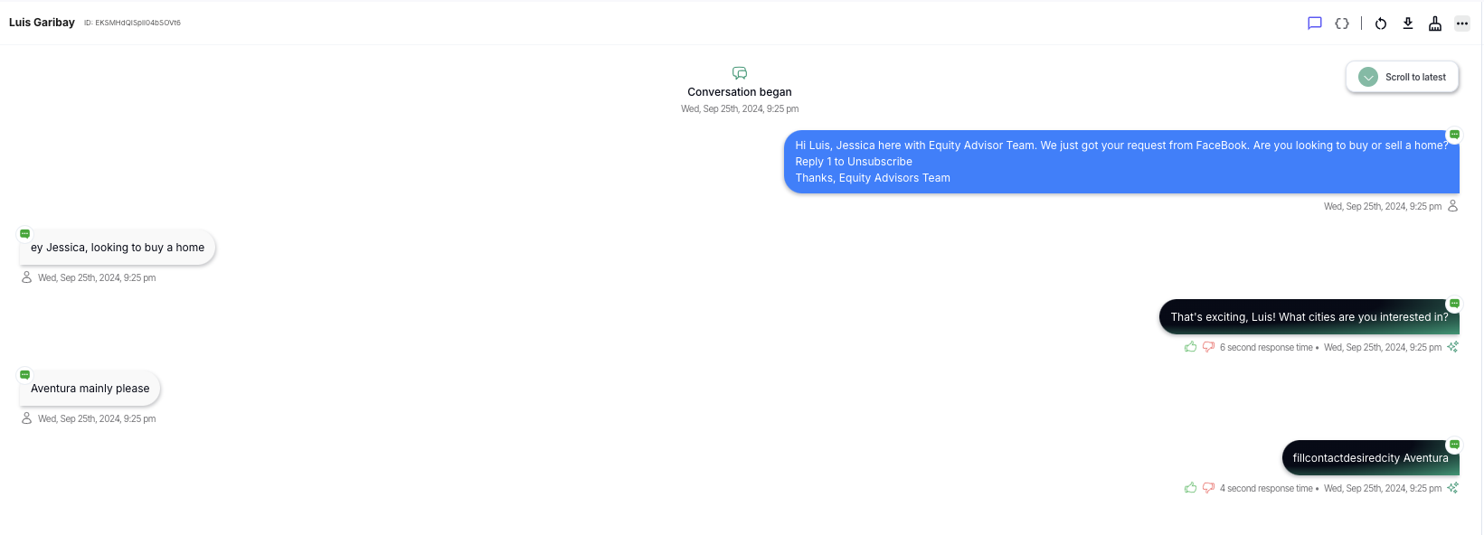 Bot Issue · Assistable.ai