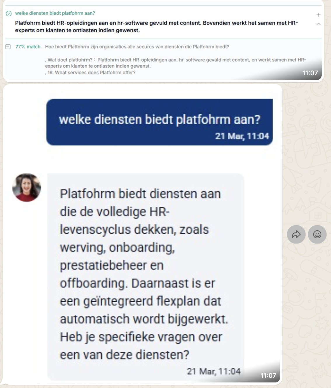 Difference between chat & knowledge · Assistable.ai
