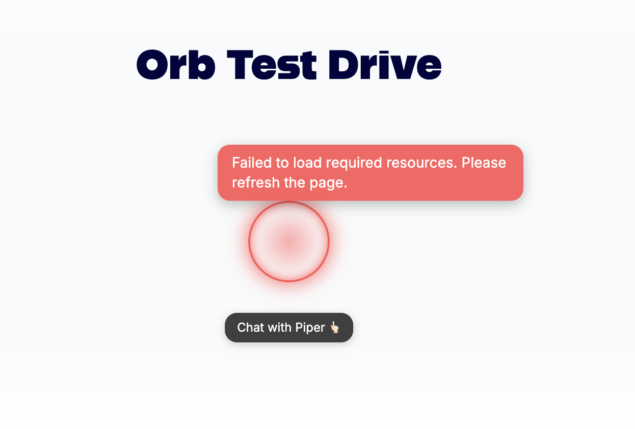 Orb Issues? — Failure to Load Resource & Error: No Access Token... · Assistable.ai