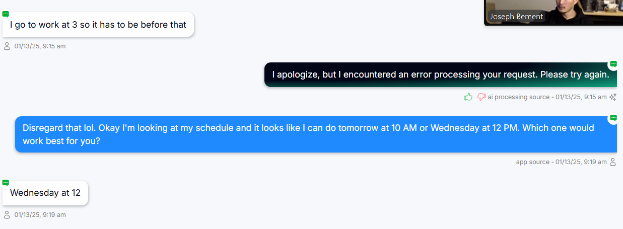 Bots Responding Incorrectly · Assistable.ai
