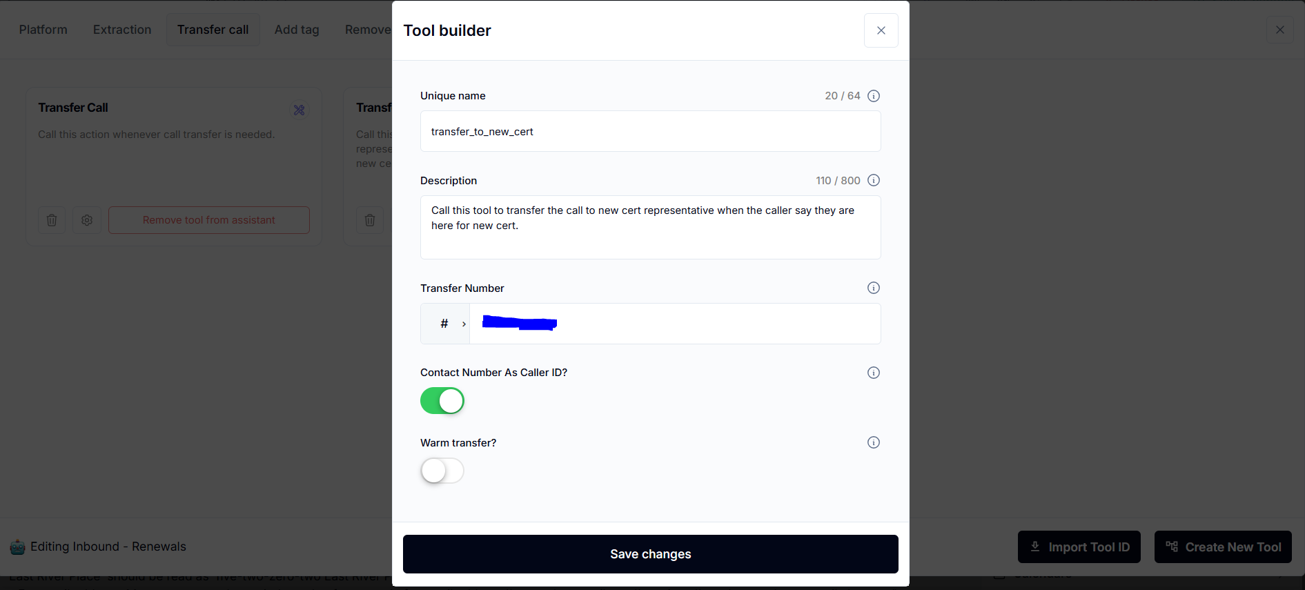 Caller ID · Assistable.ai