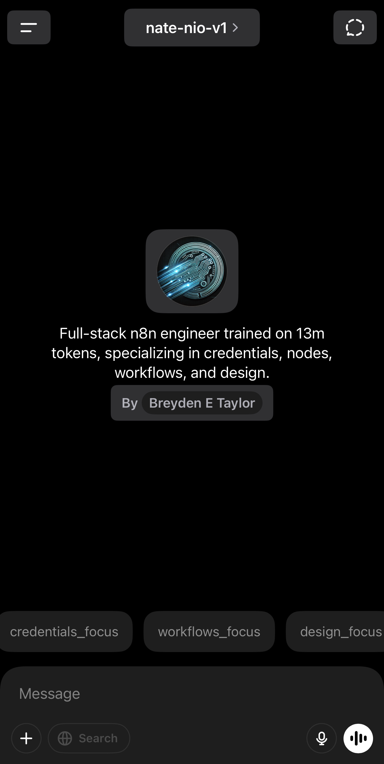 nate-nio-v1 (full stack n8n engineer) · Assistable.ai