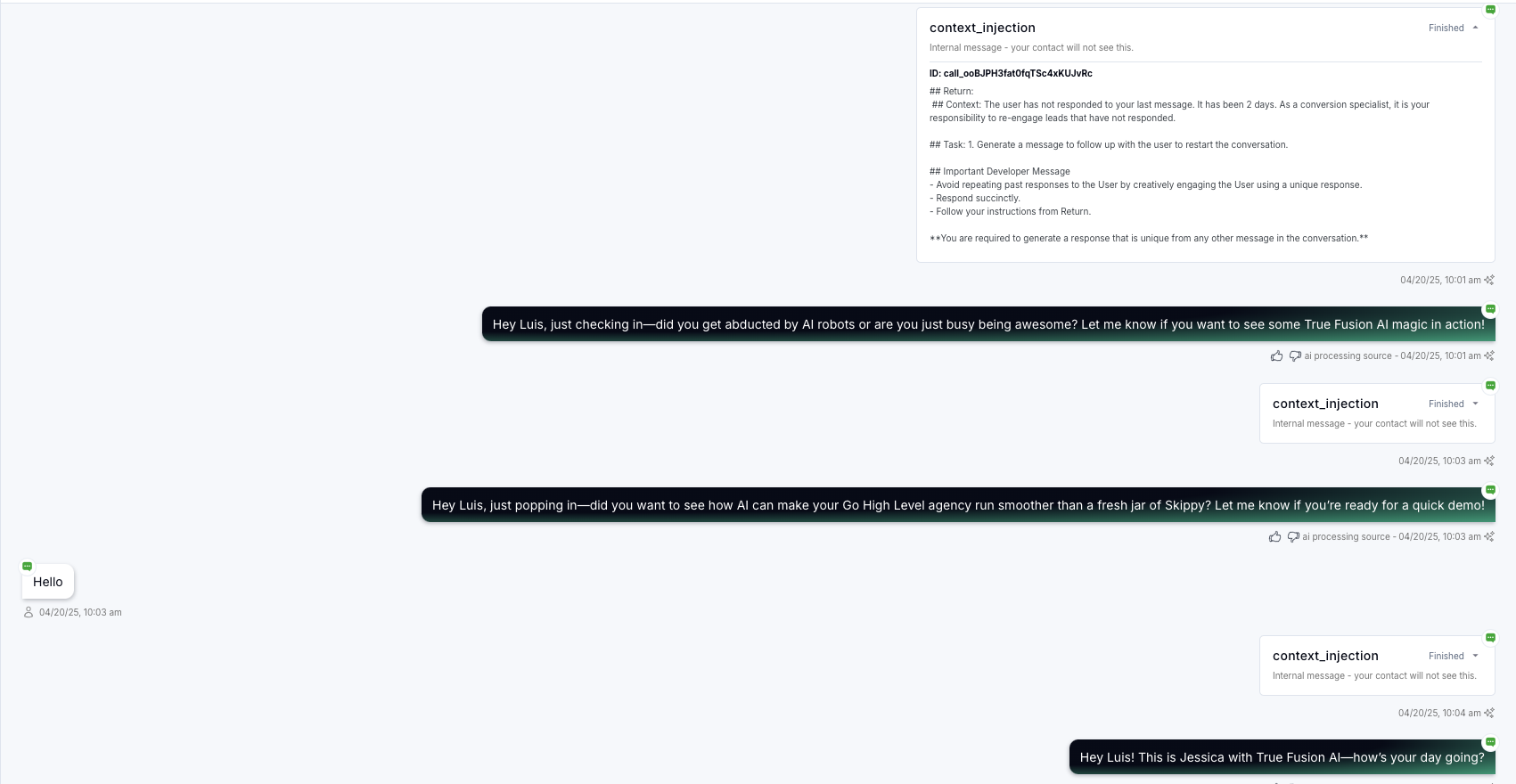 ‼️ CONTEXT INJECTION ‼️ · Assistable.ai