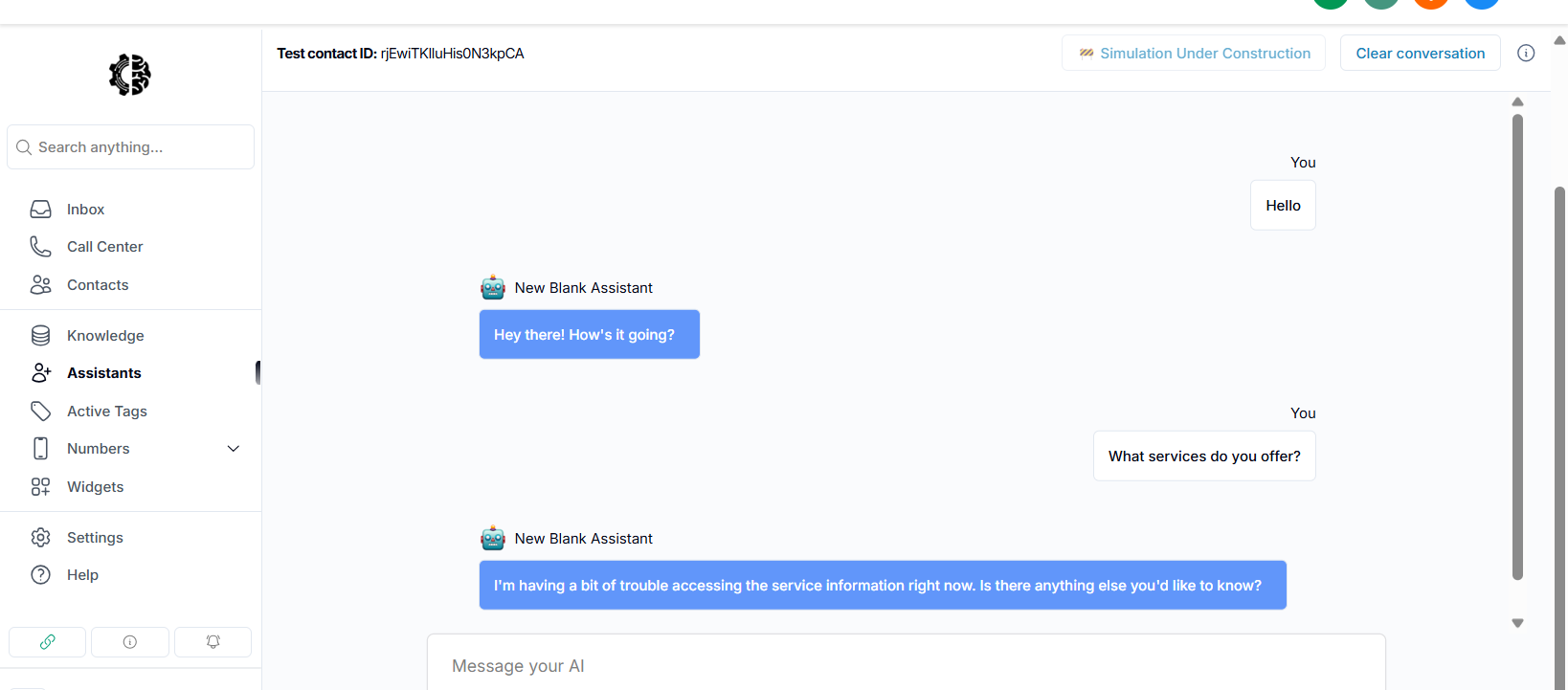 Issue with Custom Tool query_knowledge_base · Assistable.ai