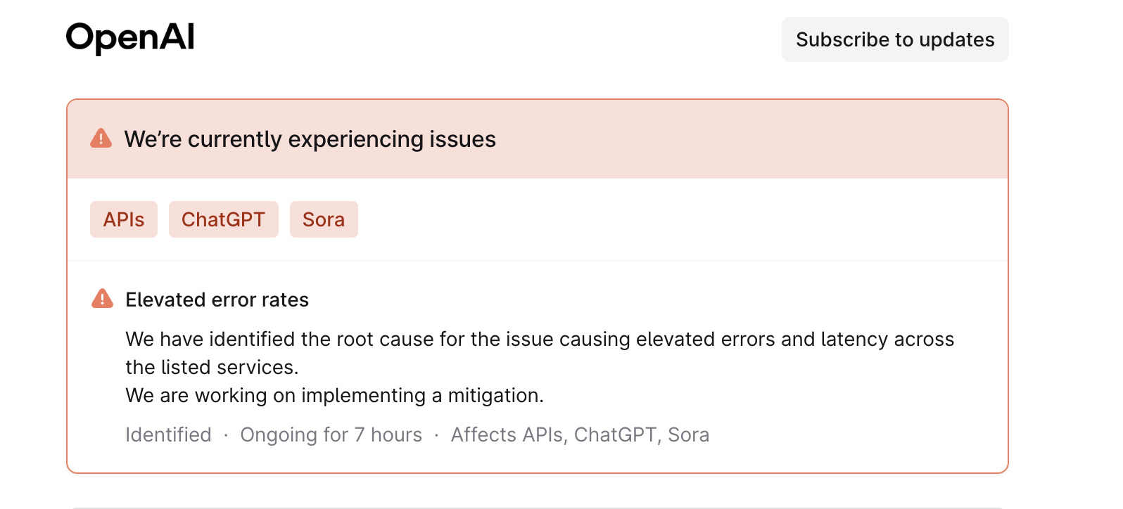openai is completely down -- throwing in custom llm · Assistable.ai