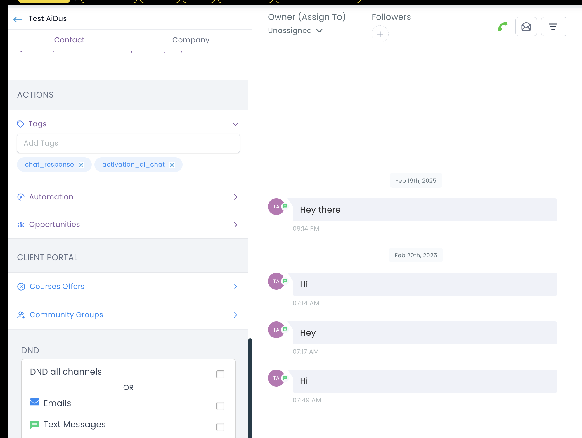 Chat Not Activating? · Assistable.ai