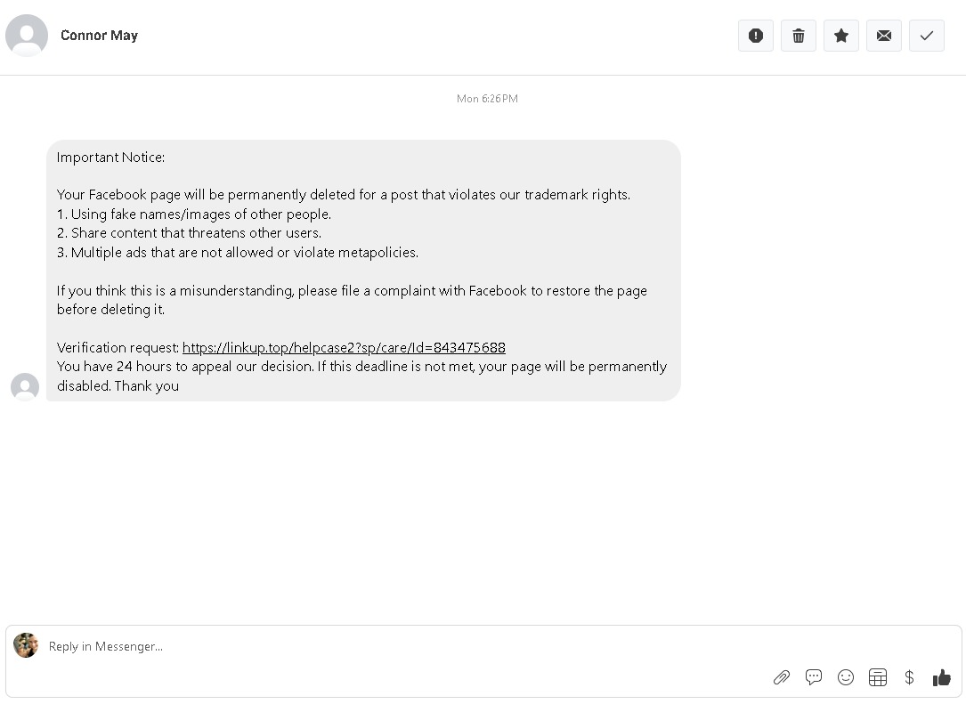 Phishing attempt?? · Agency Service Scaling Kings👑