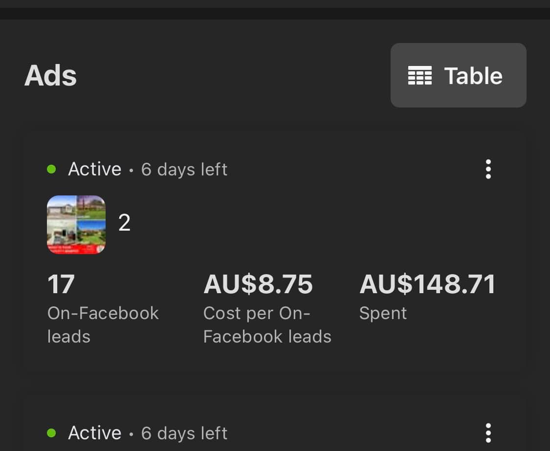 A sh*tload of appraisal inquiries 📈 · Social Media Ads For RE